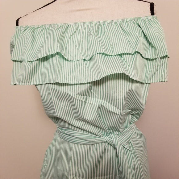 Dresses | Seersucker Ruffle Dress | Poshmark